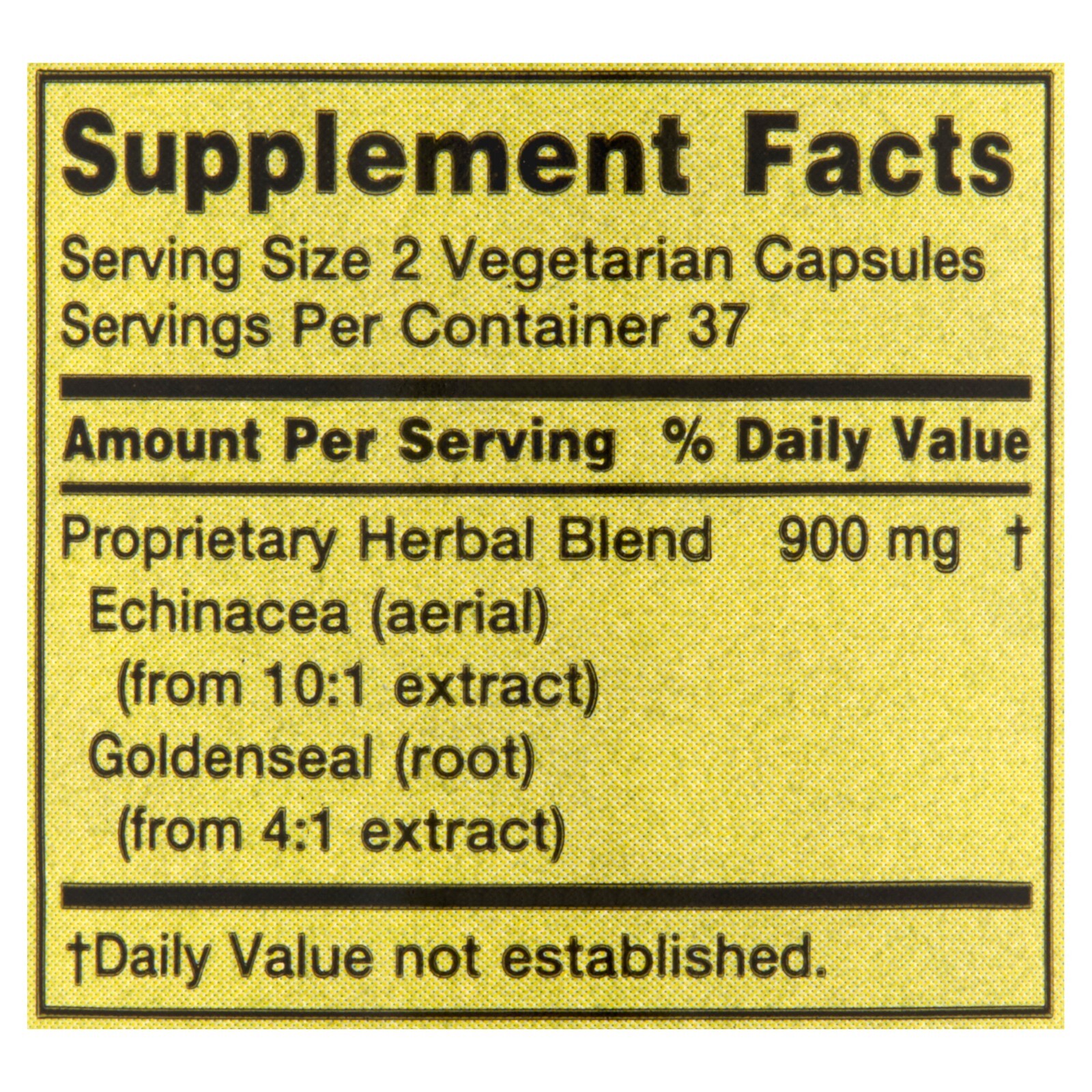 Spring Valley Echinacea Goldenseal Blend Capsules 900mg 75ct for sale ...