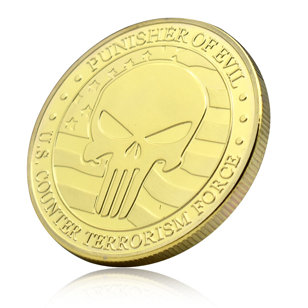 Punisher Evil Coin U.S. Counter Terrorism Force Challenge Coin ...