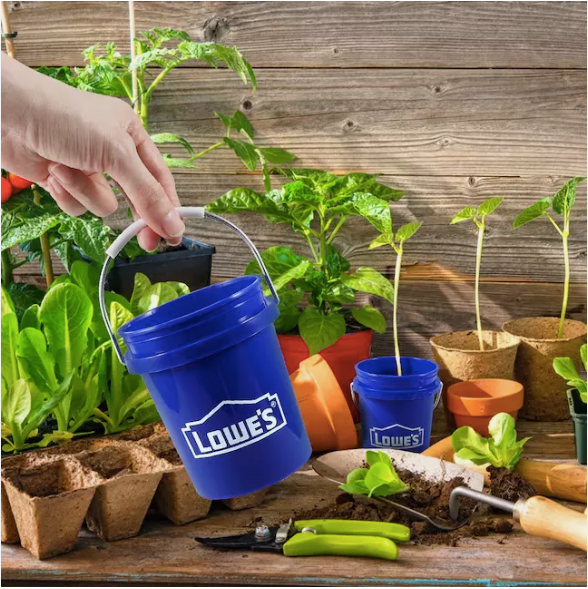 BN Lowe’s Mini Bucket 0.5-Quart BPA-Free Polypropylene Paint Bucket ...