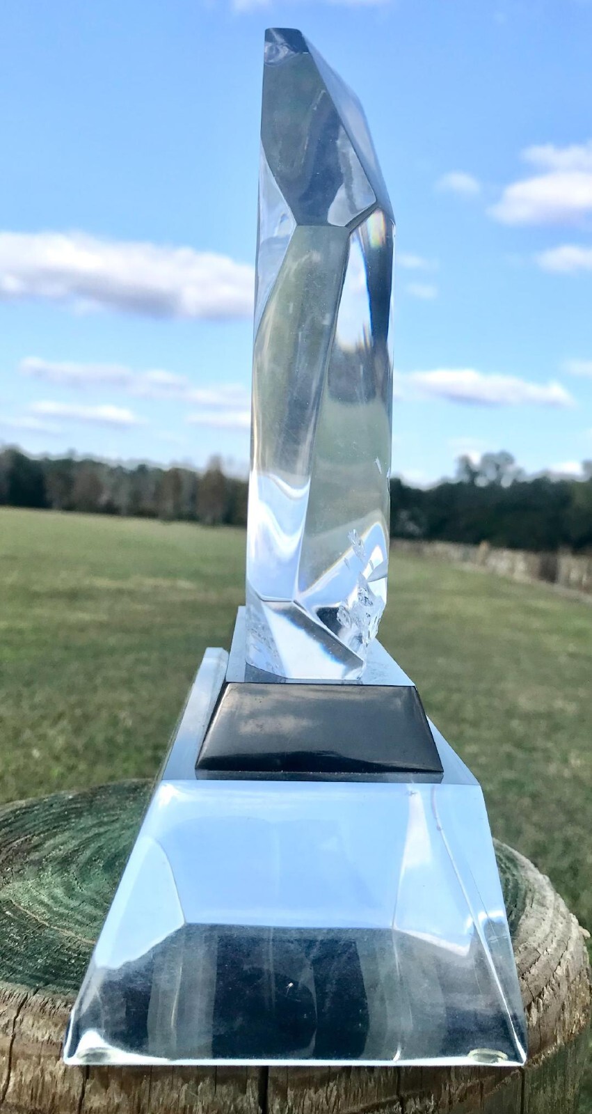 R. Rich Gamefish Trophy - Reverse Carving Acrylic Lucite Leaping Tarpon ...