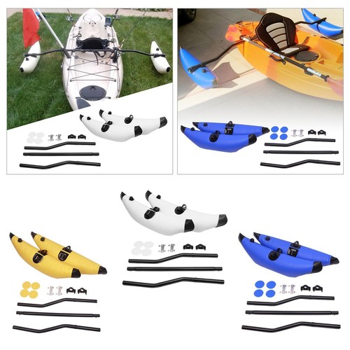 Kayak Stabilization System Inflatable Outrigger Float Rods Sailing | eBay