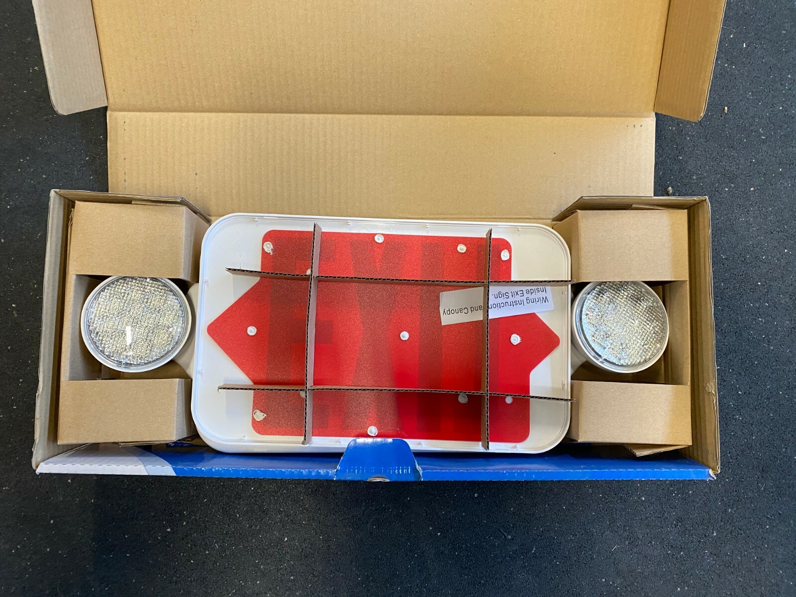 NEW- HUBBELL LIGHTING - COMPASS CCR LED Emergency EXIT Sign Light 120 ...