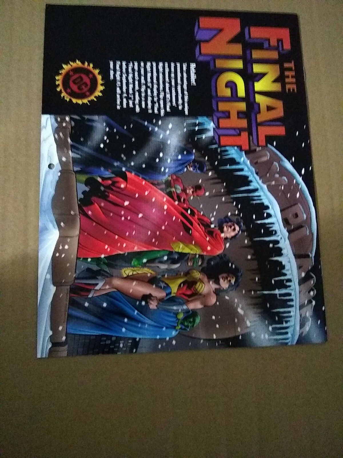 1996 DC Final Night retail promo weekly calendar flip book new rare | eBay