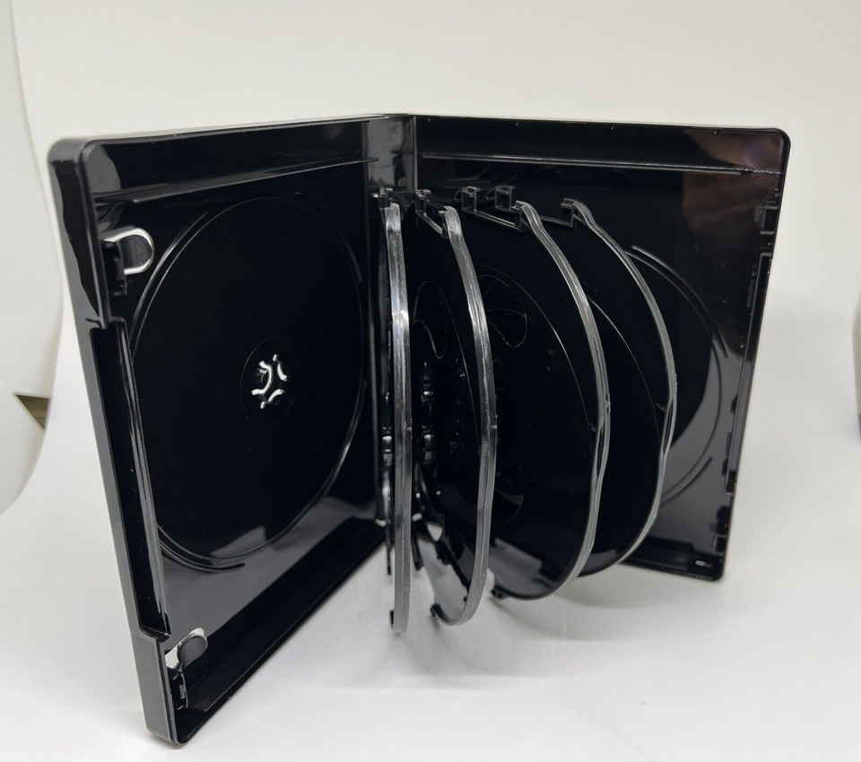 NEW 24mm 4K ULTRA HD BLACK 10-DISC CASE, BOOKLET CLIPS, PS10-24MM UHD ...