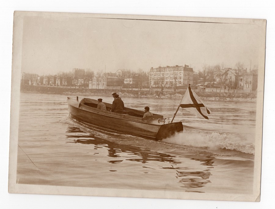 France Despujols Motor Boat for Russian Government Old Rapid Photo 1910 ...
