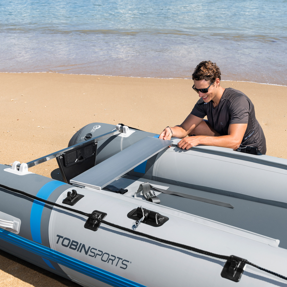 Tobin Sports Grand Haven Elite 5-Person Inflatable Sport Boat Set No ...