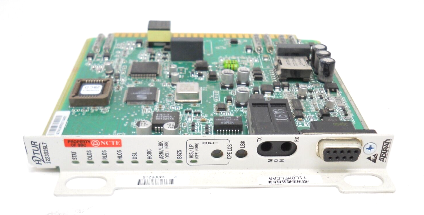 LOT OF 3 ADTRAN 1223026L7 HTUR H2TUR TRANSCIEVER CARD | eBay