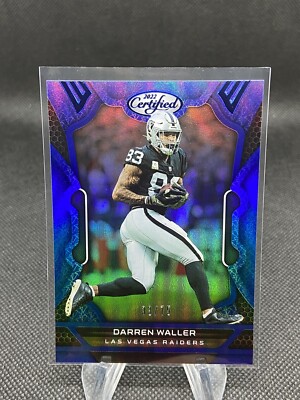 2022 Panini Certified Darren Waller Mirror Blue /75 #60 Las Vegas ...