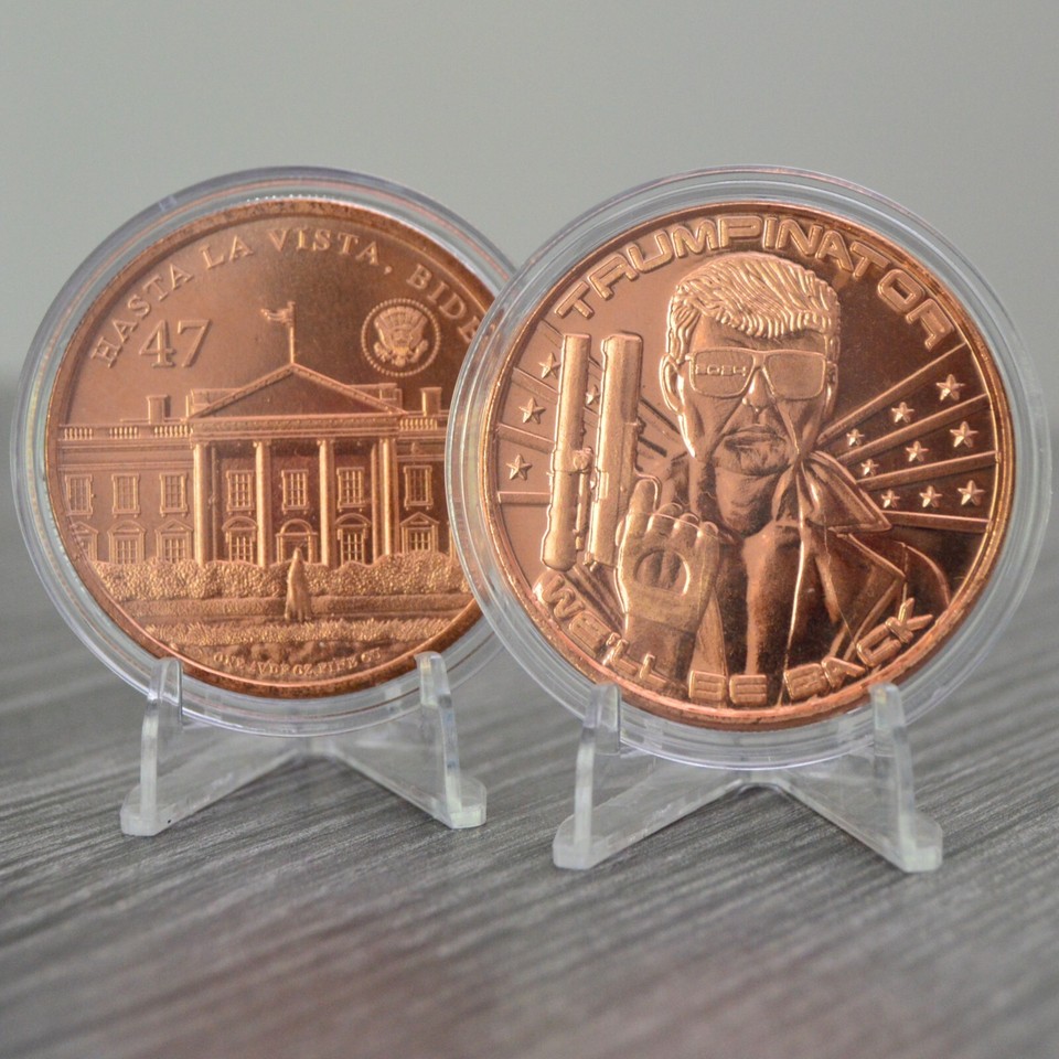 Trumpinator Donald Trump 2024 1 oz .999 Copper Round Collectible ...