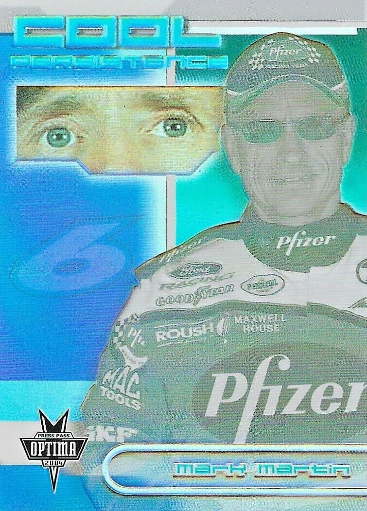 2004 Press Pass Optima Cool Persistence CP4 Mark Martin NASCAR Trading Card | eBay