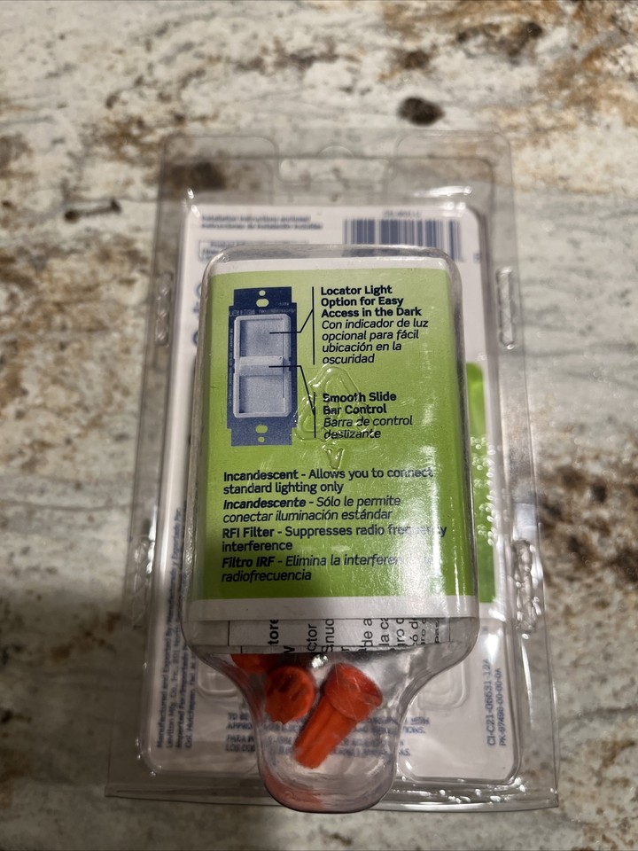 Leviton Decora Slide Dimmer 600W Ivory 6631 New In Package 78477155264 ...