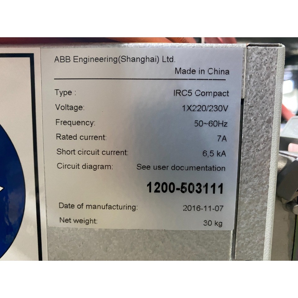 ABB IRB1200-7/0.7 6-axis Industrial Robot with IRC5 Compact Controller | eBay