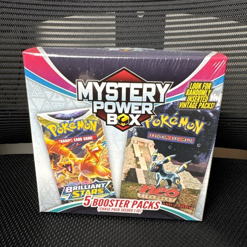 Pokemon SEALED Mystery Power Box Chase Pack Seeded 1:10 (5 Booster ...