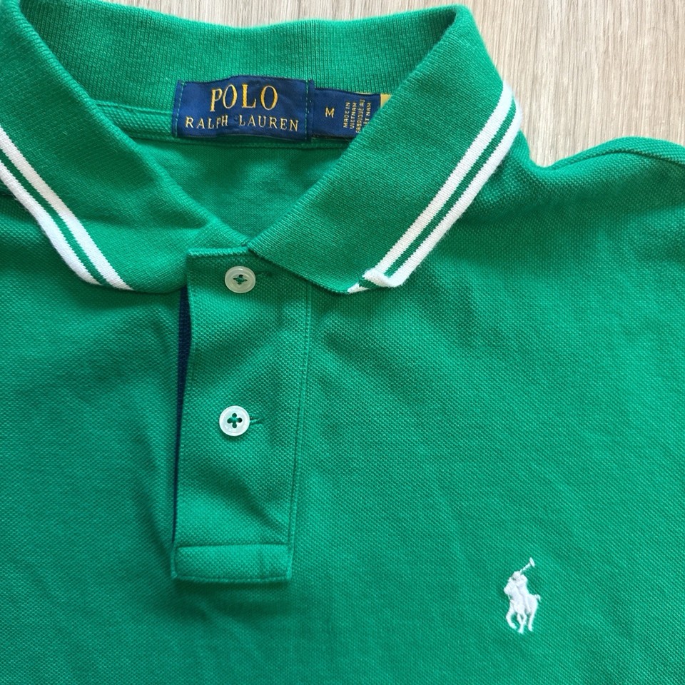 US Open Polo Shirt Polo Ralph Lauren Men Medium Green Tennis Tournament ...
