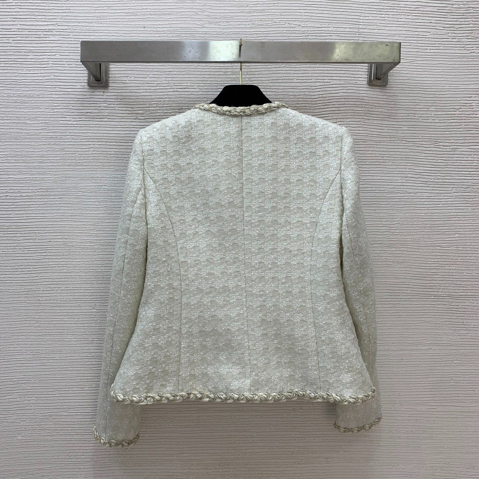 Chanel CC coarse woolen jacket for women, size XXL | eBay