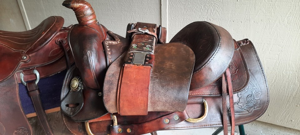 15" Used Colorado Saddlery Roping Western Trail Horse Saddle | eBay