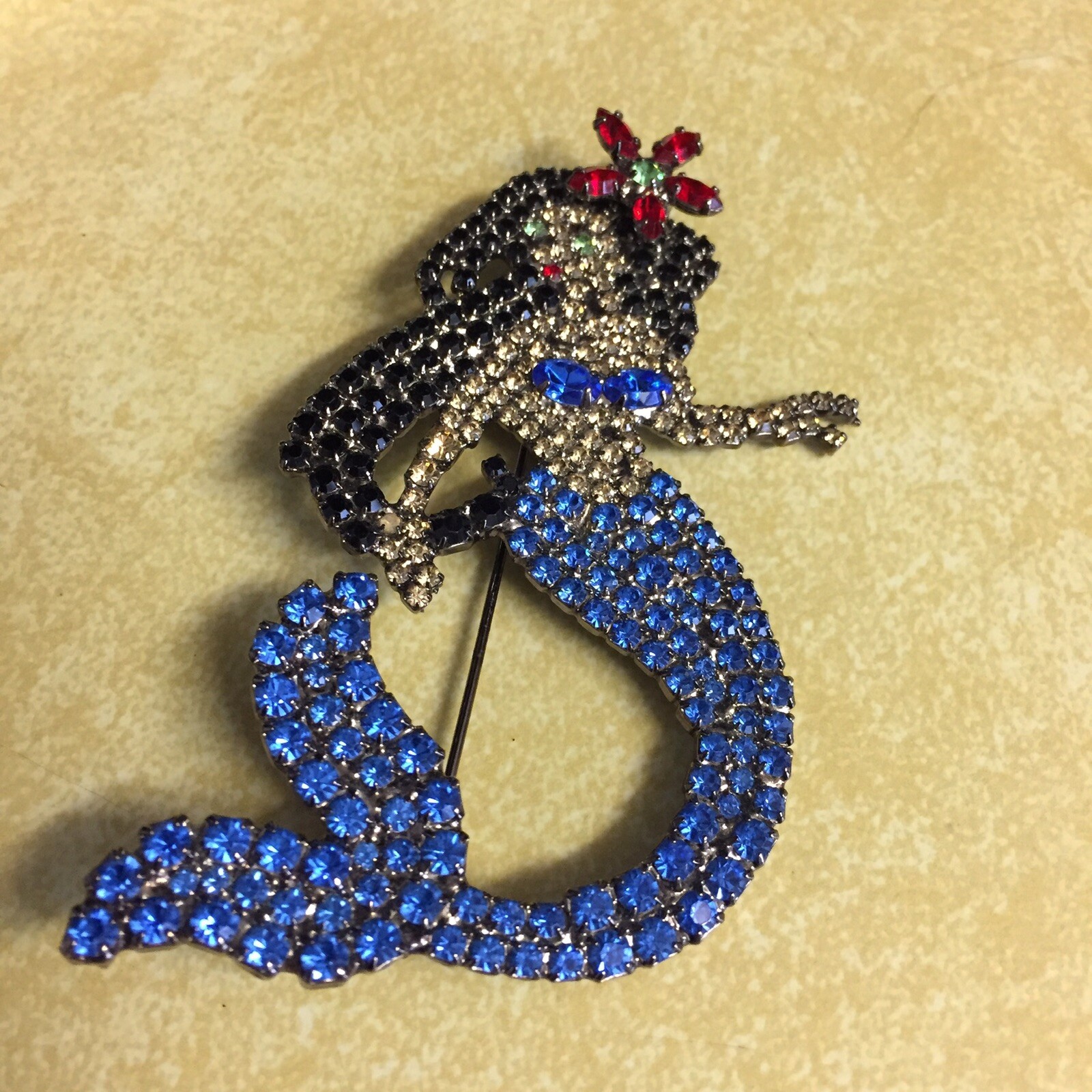 Bettina Von Walhof 3” Fabulous MERMAID Brooch Califor… - Gem