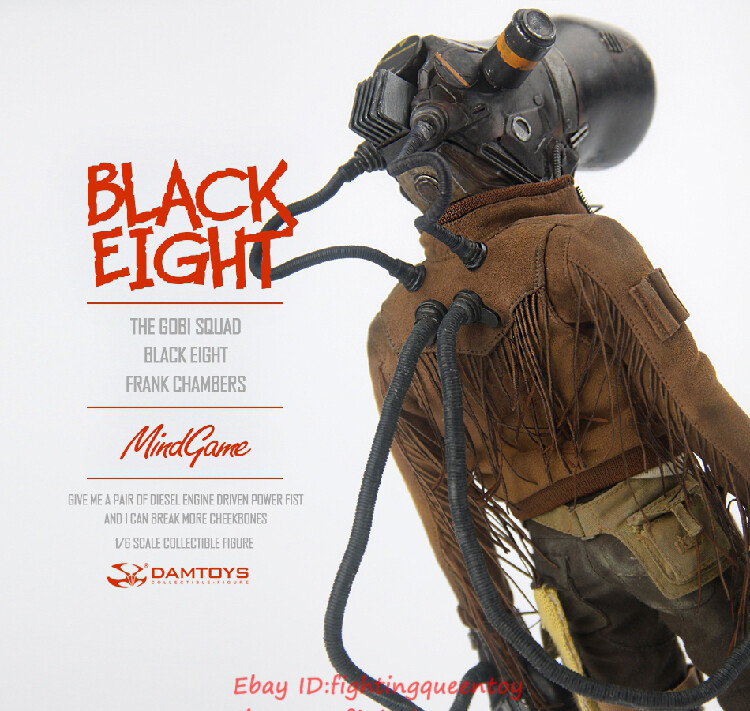 DAMTOYS 1/6 Mind Game Gobi Squad Black 8 Frank Chambers Figure INSTOCK ...