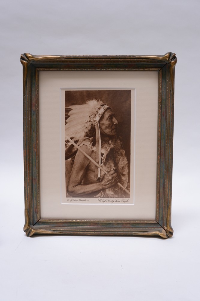 Rodman Wanamaker Indian Chief Photo; c. 1918; Chief Pretty Voice ; 7" x ...