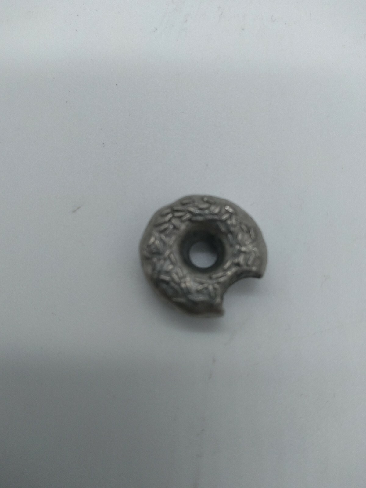 2002 The SIMPSONS CLUE Game Piece Replacement - Pewter WEAPON - Donut ...