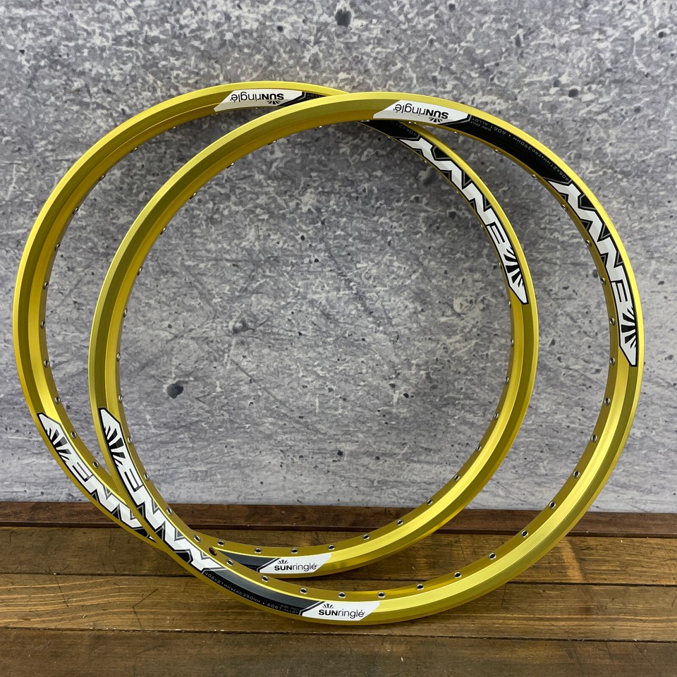 Sun Envy Disc BMX Rims Gold 20 inch 36 Hole NOS Hoop 36h Sun Ringle ...