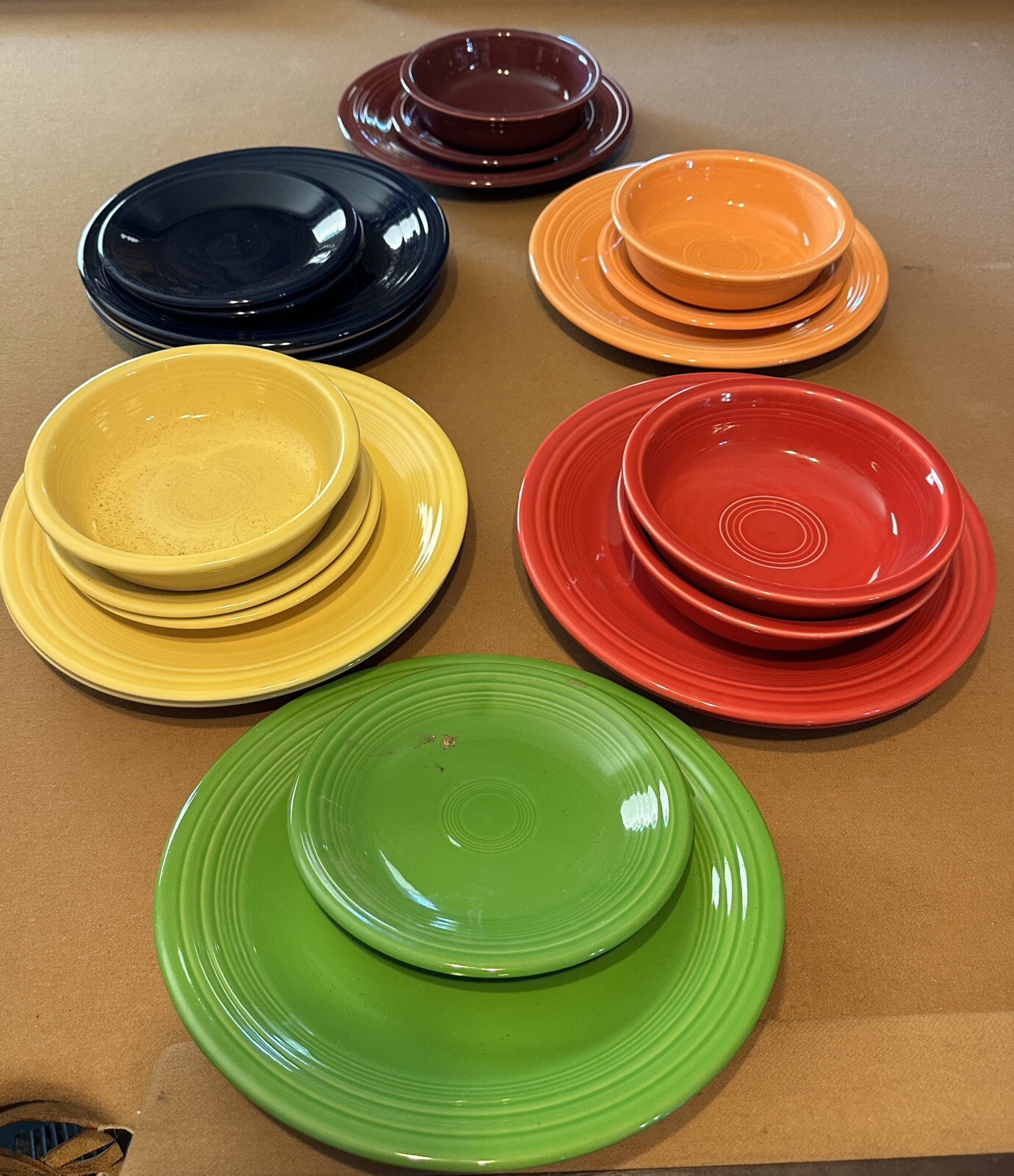 FIESTAWARE Mixed Colors Dinner Plates/bowls | eBay