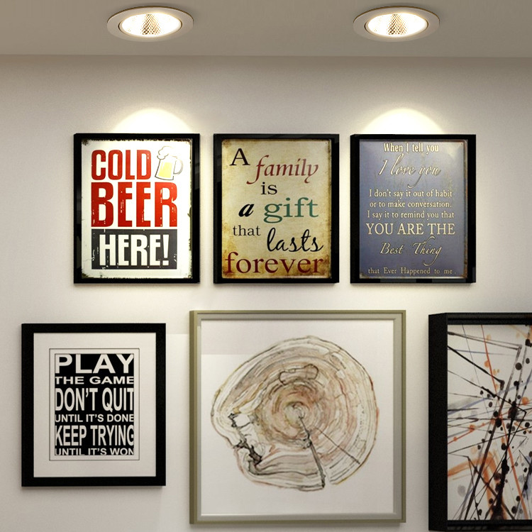 Indoor LED Ceiling Lamp Picture Lights Fixture Recessed Mount Focus ...