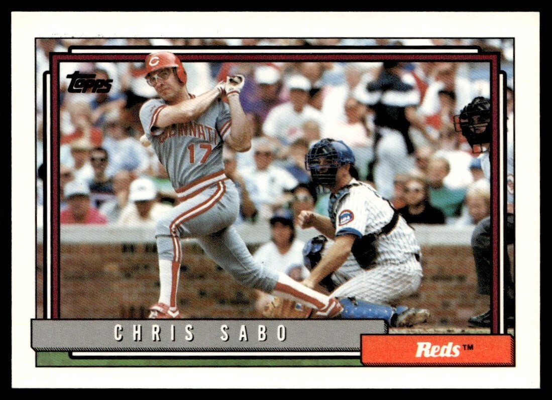 1992 Topps Chris Sabo Cincinnati Reds #485 | eBay