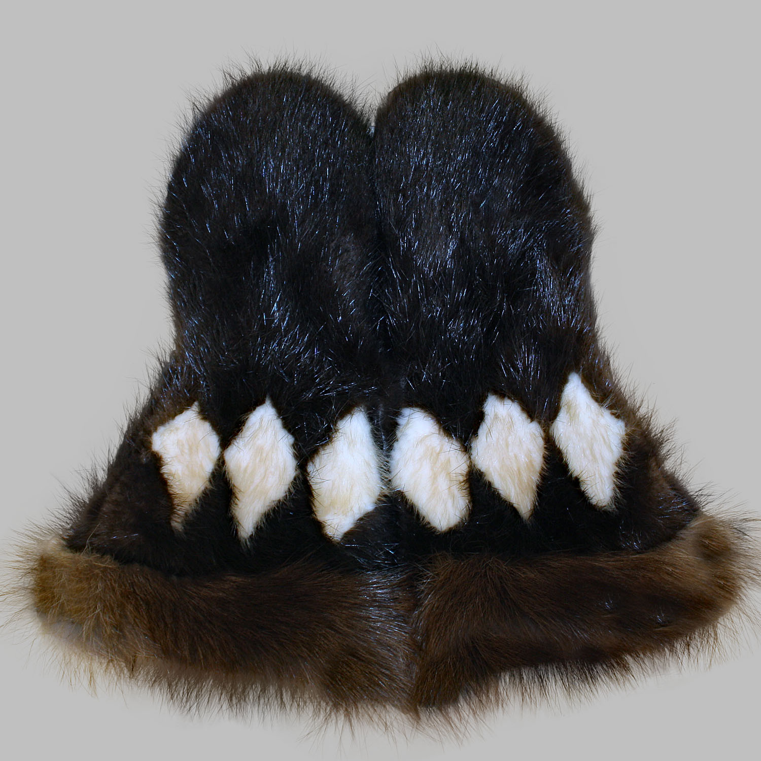 Glacier Wear Alaska Musher Mittens Beaver & Wolverine mts1005 | eBay