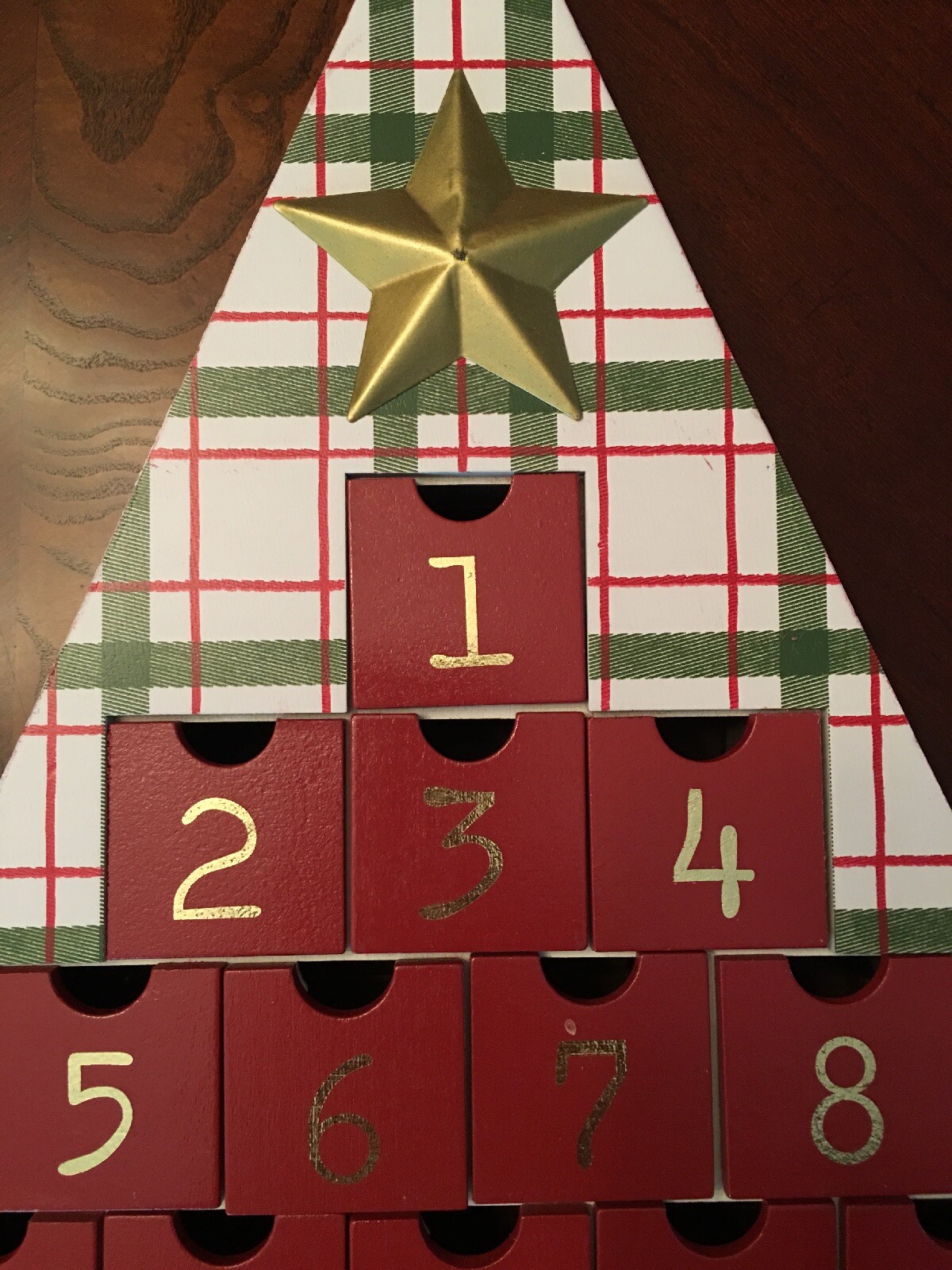 Target Wonder Threshold Wood Christmas Tree Advent Calendar | eBay