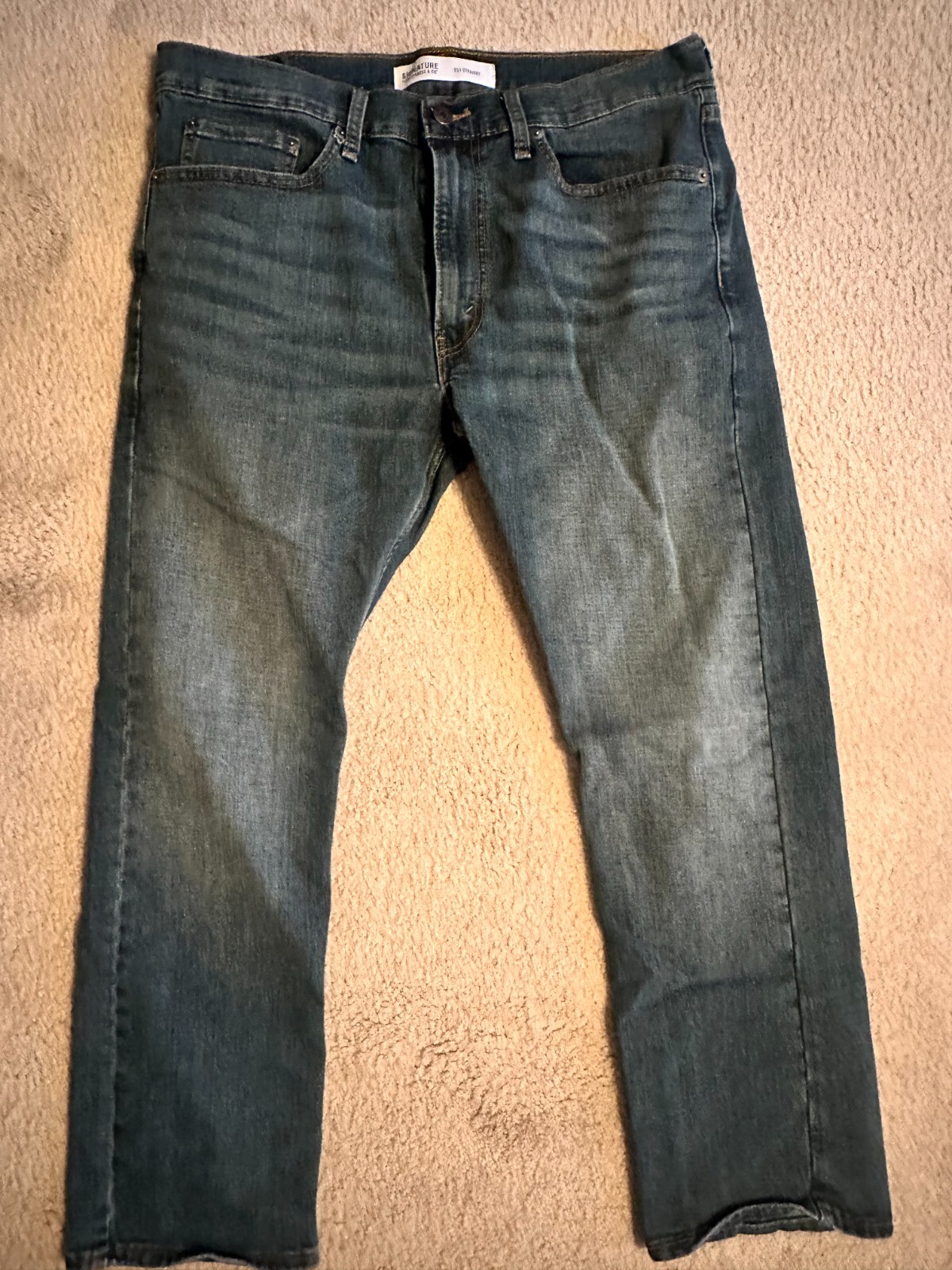 Signature levi Strauss & co 36x30 Blue Jeans s51 Stra… - Gem