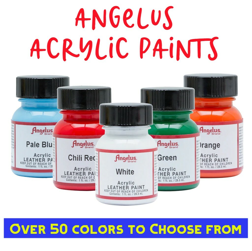 Angelus Paints Red And Orange