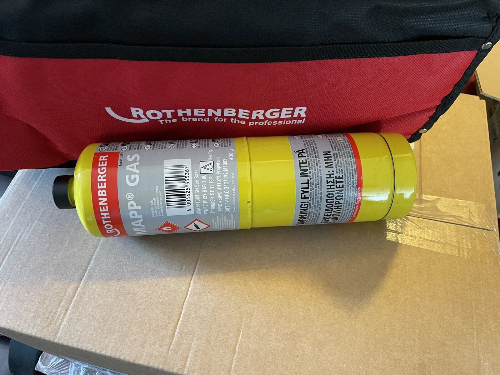 Rothenberger Plumbers Kit - Superfire 2 Torch, Mapp Gas, Soldering Mat ...
