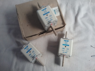 3pcs. NHP USODIN FUSE gG DIN 120KA 500Vac 400A | eBay Australia