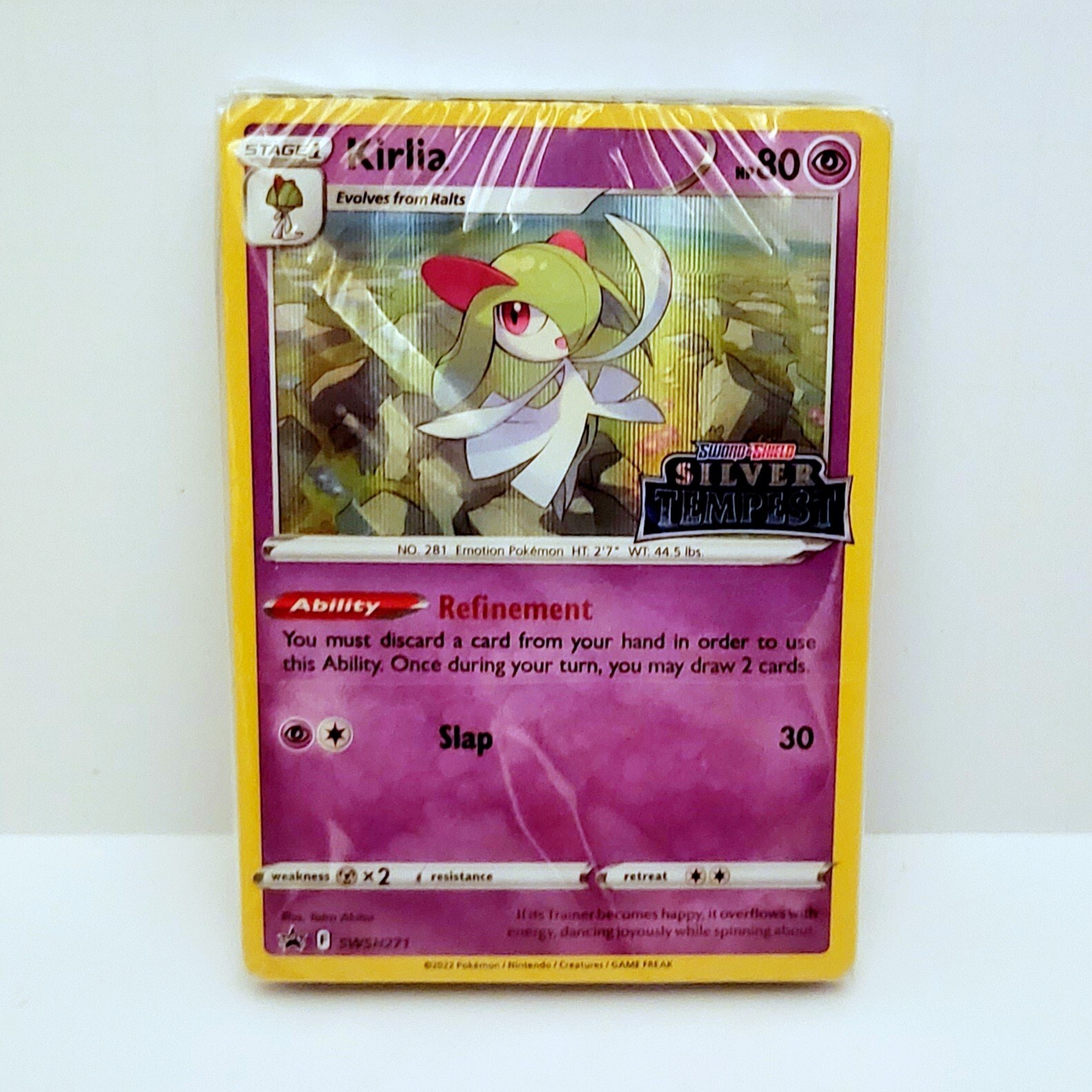 KIRLIA SILVER TEMPEST PRE RELEASE PROMO CARD PACK SEALED SWSH271 BRAND ...
