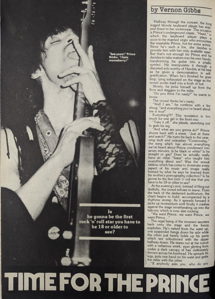 Creem Magazine May 1983 Prince, Seger, Phil Collins, Def Leppard, Toni ...