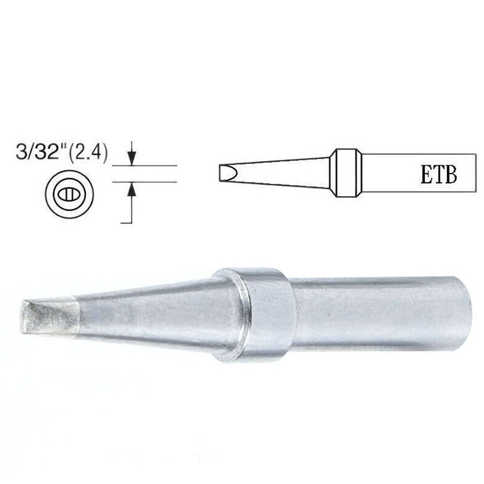 6Pcs Replacement Tips Soldering Iron For Weller WES51/50 WESD51 PES5 US ...