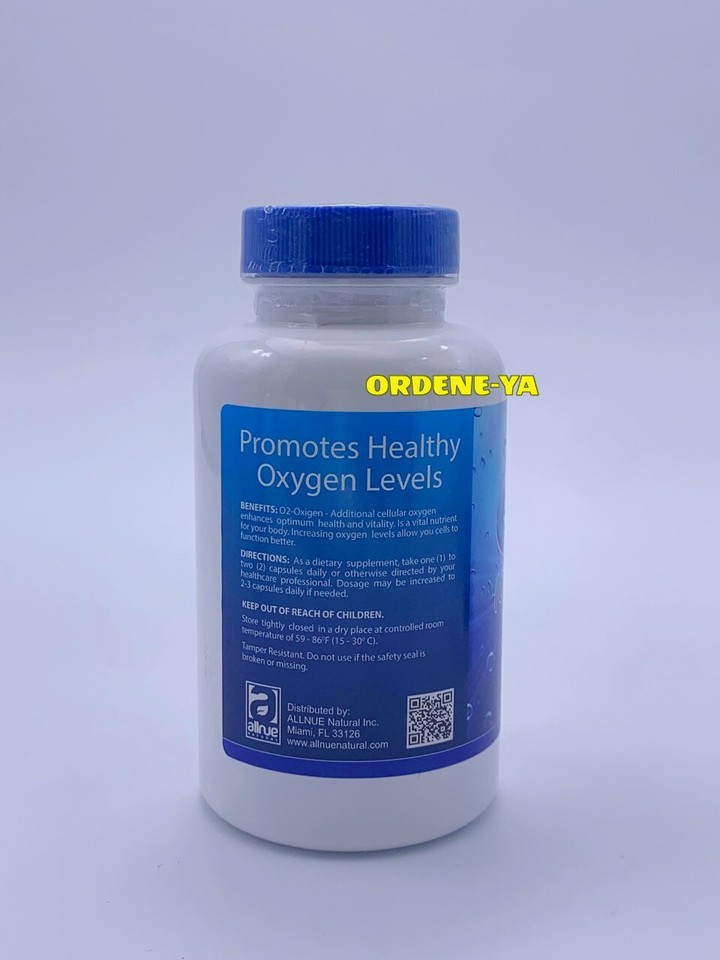 4 Oxygen O2 Pills Promotes Healthy Stabilized Cell Energy Levels Vital ...