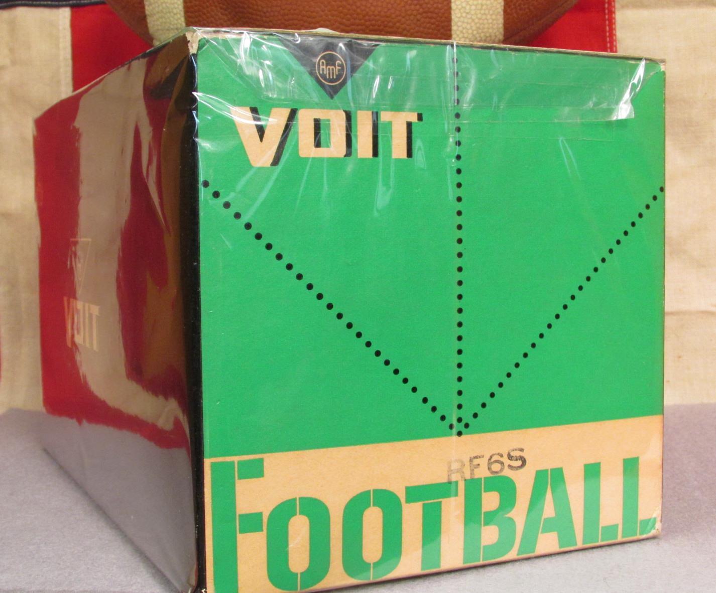Vintage Voit Official Size Football w/ Original Box AMF Great Shape ...