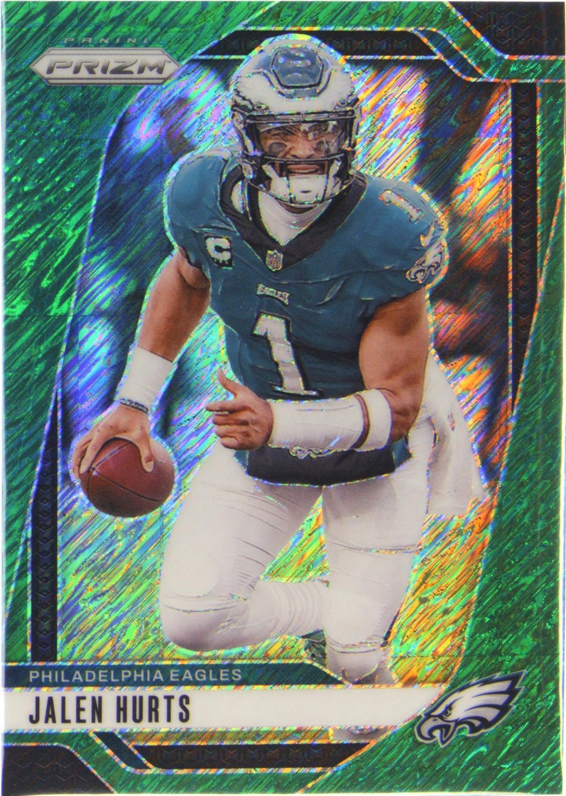 2024 Panini Prizm - Jalen Hurts #231 Green Shimmer Prizm /5 for sale ...