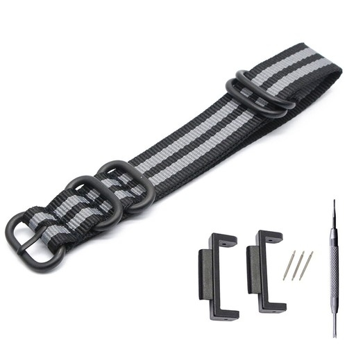 Nylon Strap + Adapters Kit for Casio G Shock G100 2310 GA800 5600 5610 ...