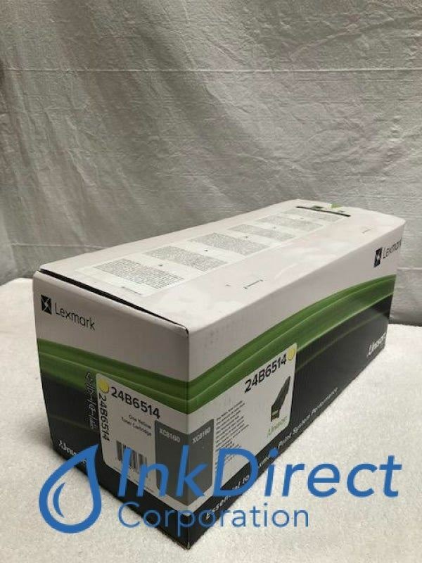 Genuine Lexmark 24B6514 XC8160 Toner Cartridge Yellow XC8160de ...