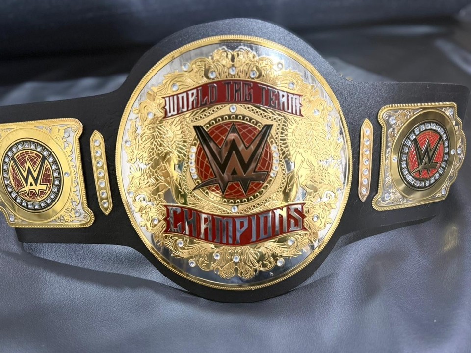 NEW WORLD TAG TEAM CHAMPION TITLE BELT 2MM BRASS BELT ADULT SIZE | eBay