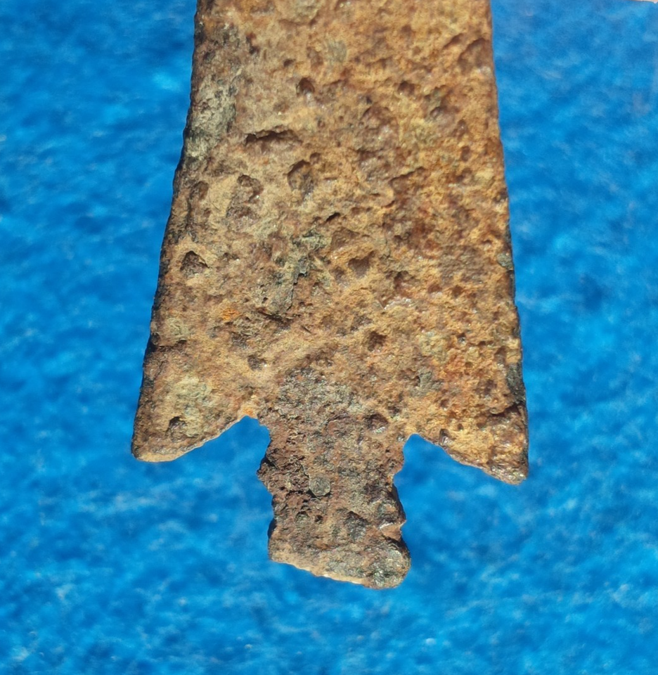 2-1/2" STEEL TRADE POINT WYOMING ARROWHEAD AUTHENTIC PROJECTILE POINT ...