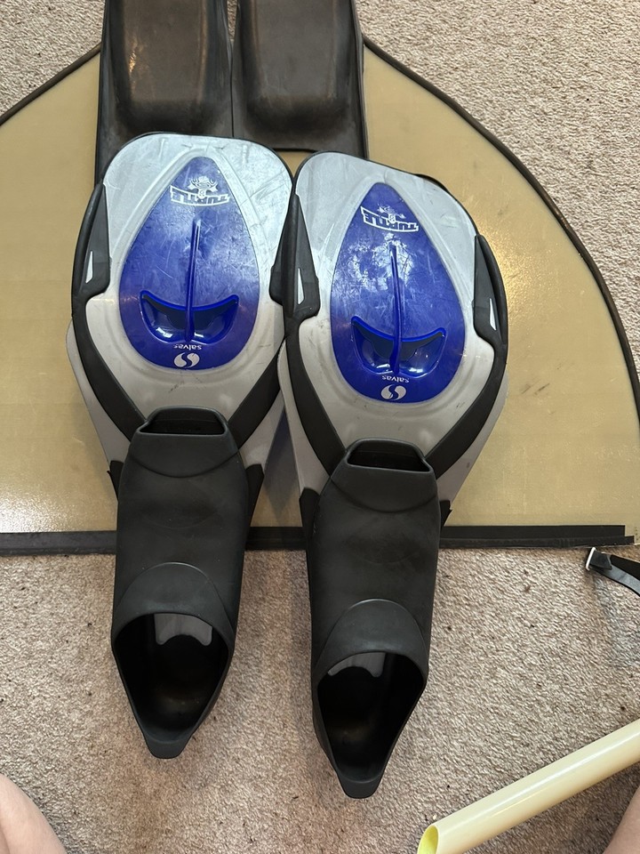 Swim Training MonoFin Aids Flippers Size 38/39 | eBay