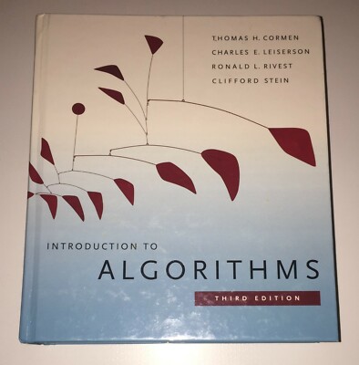 Cormen Leiserson Introduction Algorithms MIT 2010 3ED HARDCOVER vg++ ...