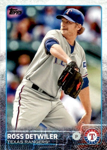 2015 Topps Baseball Card Ross Detwiler Texas Rangers #405 | eBay