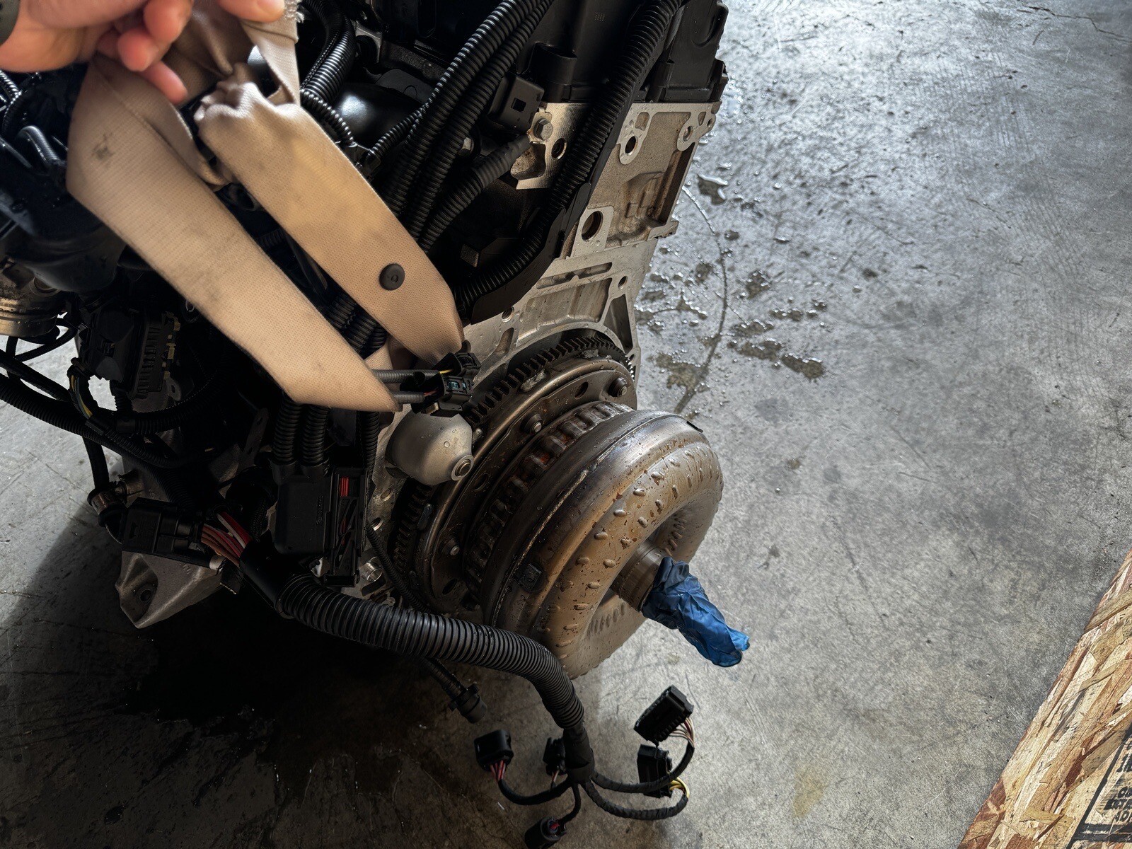 BMW F30 F32 F36 N55 ENGINE MOTOR LONG BLOCK TURBOCHARGED EWG ASSEMBLY ...