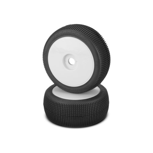 JConcepts Reflex, Green, Pre-Mounted On 3357W Wheels, Fits 1/8th Buggy ...