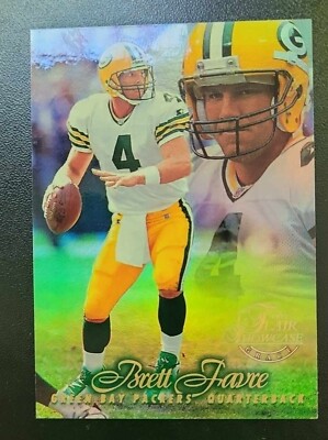 1997 Flair Showcase Brett Favre Card Row 1 row 4 section 1 mint crisp ...